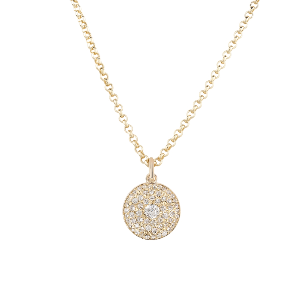 Pavé Set Pebble Charm | Philippa Herbert